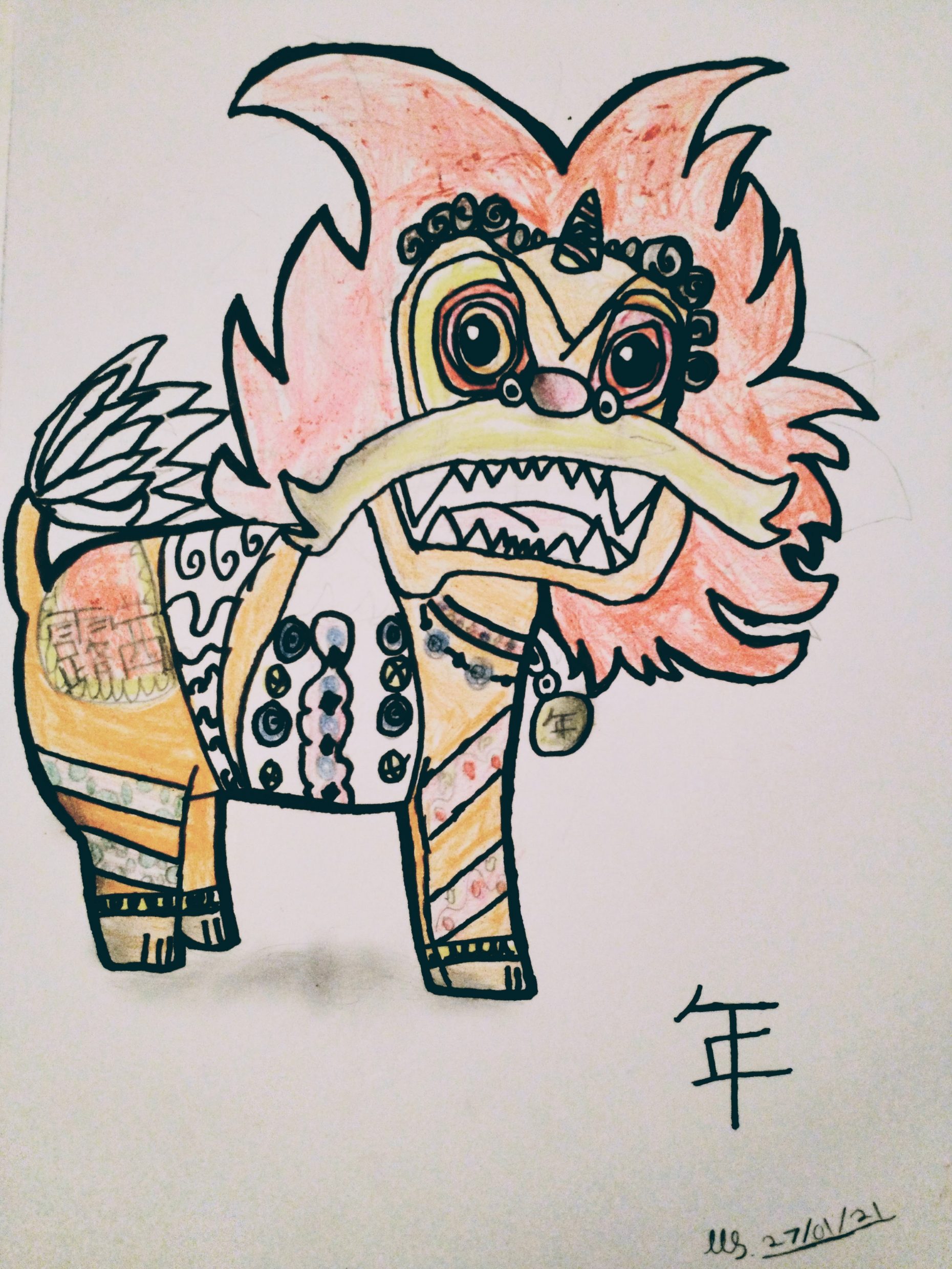 Nián 年 Drawings - North x South