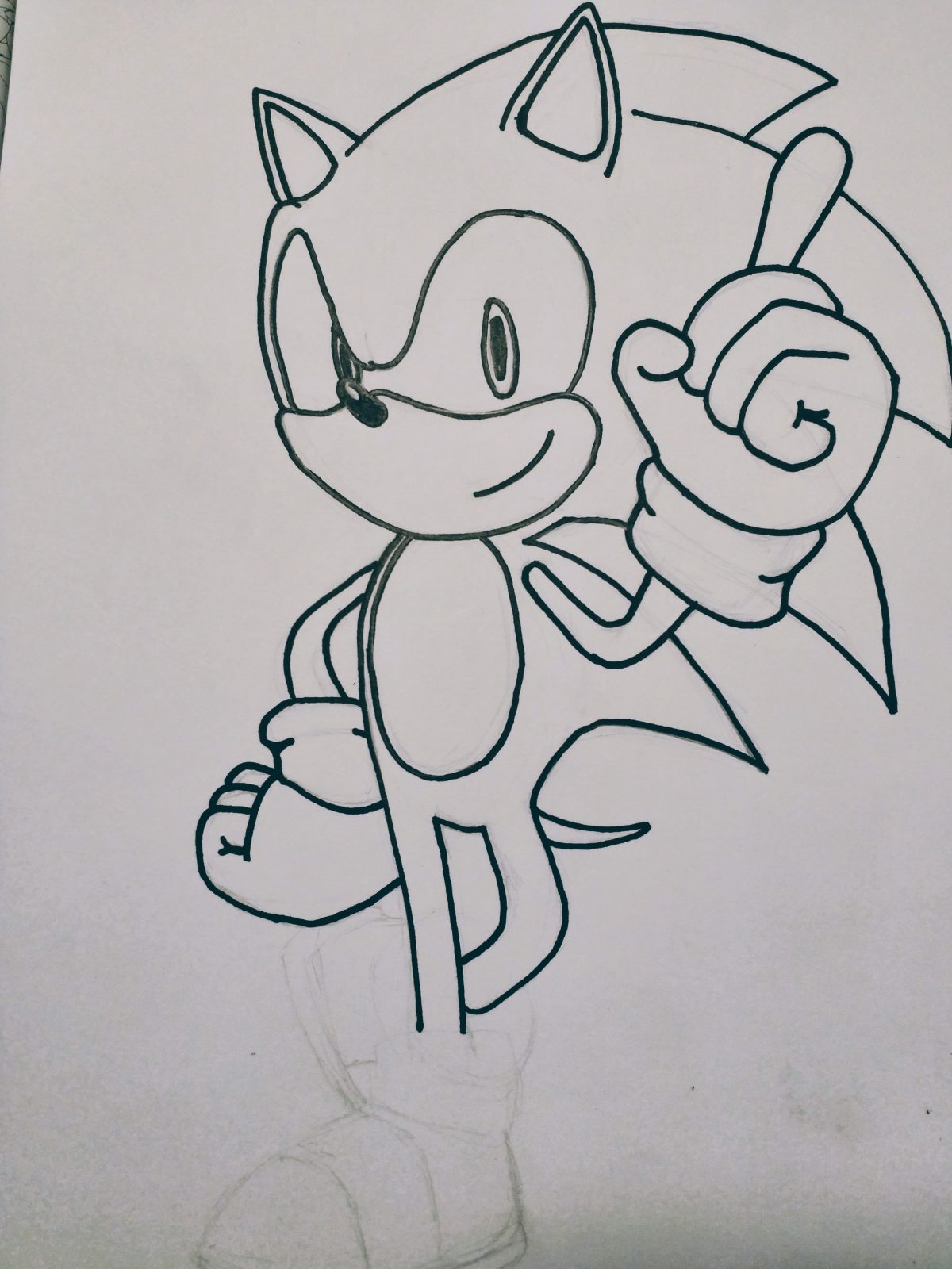 Sonic The Hedgehog Drawing 🌀 - NxS Marketing